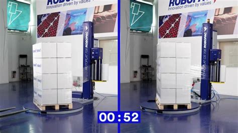 Technoplat 708 Cs Vs Turntable Stretch Wrapper Time And Labor Savings… Robopac Usa