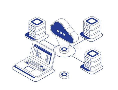 Big Data Isometric Illustration Stock Illustrations 7586 Big Data