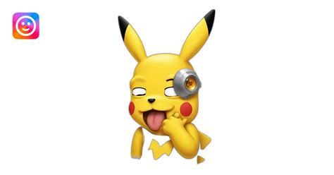 Pikachu Kiss Homer Simpson Emoji Ai Emoji Generator