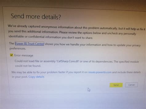 Pbi Desktop Error Power Bi Enterprise Dna Forum