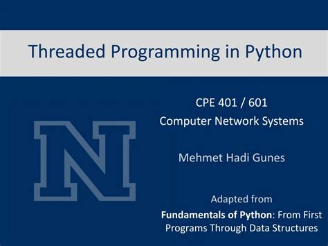 PPT - Threaded Programming in Python PowerPoint Presentation, free download - ID:506396