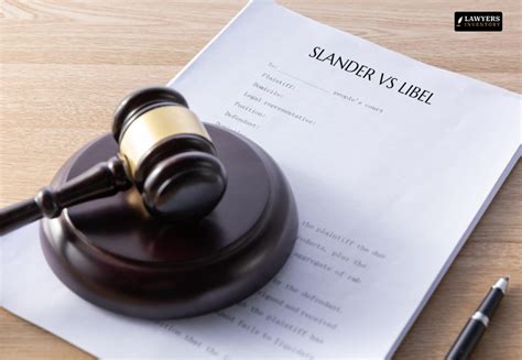 Slander Vs Libel Difference Elements Legal Defenses