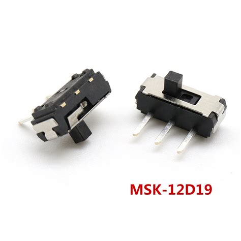 10PCS Slide Switch Micro Power Toggle Switch Single And Double Row Direct Inserted Horizontal