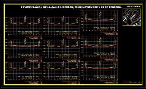 32urban Road Cross Sections Autocad File Dwg Urban Road Autocad Cross Section