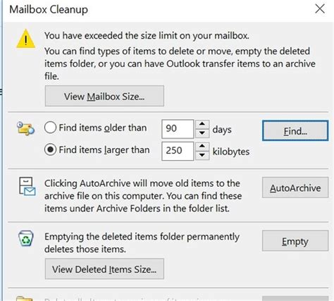 mailbox limit exceeded error o365 gmail cloud computing and saas