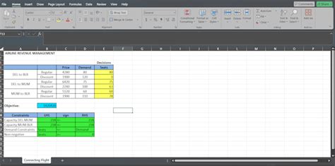 Solve Optimisation Problem Using Excel Solver And Analysis Tools By