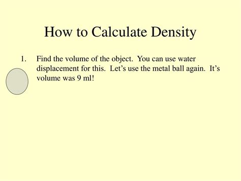 PPT Volume And Density PowerPoint Presentation Free Download ID 268127