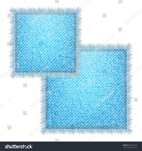 Vector Set Rectangle Patches Perfect Label Stock Vector Royalty Free