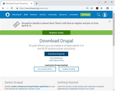 Drupal 8 установка на IIS 10 internet lab ru