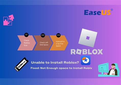 fix there is not enough space on the disk to install roblox error
