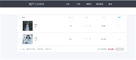 Nodejs的购物系统 Express框架 Nodejs商城 基于nodejs Express和数据库mysql的简单购物系统