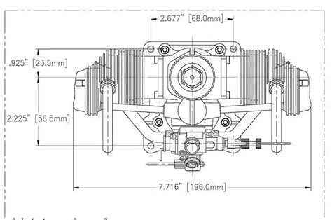 Ft160ar Asp Magnum Xls Ft160ar Twin Cylinder Four Stroke Glow Nitro Engine For Rc Airplane