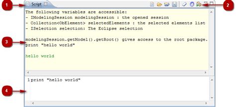 modeler modeler interface script view · modelioopensource modelio wiki
