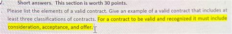 solved short answers this section is worth 30