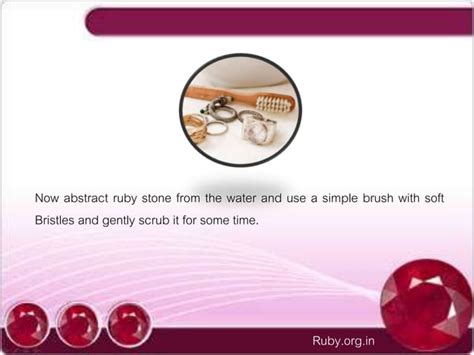 Step By Step Procedure To Polish Ruby Gemstones Ppt