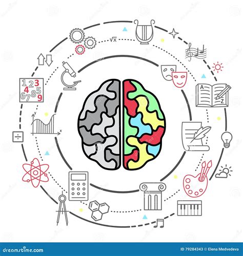 Vector Icons Of Human Brain Activity Stock Vector Illustration Of Mental Business 79284343 Vector Icons Of Human Brain Activity Stock Vector Illustration Of Mental Business 79284343