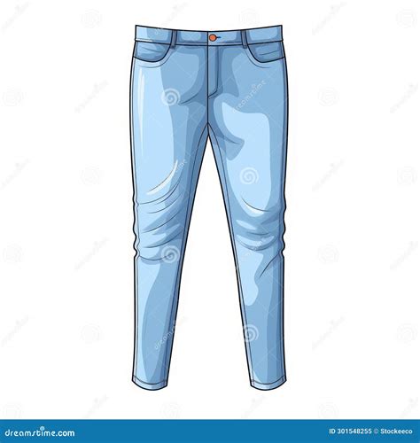 Masculine Cartoon Style Illustration Of White Shorts Cartoondealer