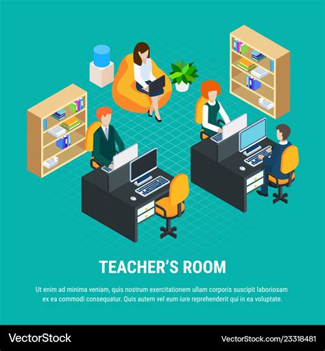 Education Isometric Concept Royalty Free Vector Image
