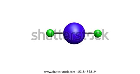 Beh2 Molecule Structure 3d Rendering Stock Illustration 1518485819