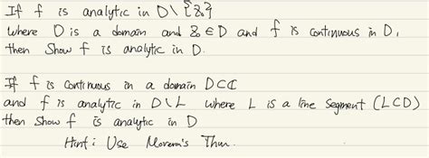 solved if f is analytic in ol {2} where d is a domain and zo