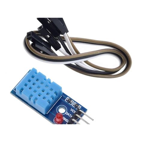Dht11 Temperature And Humidity Sensor Module With Led