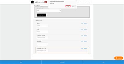 How To Edit The Fields On A Form Page Support Center