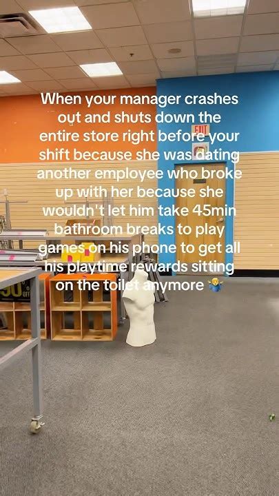 when your manager crashes out and shuts down the entire store before