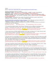 Experimental Variables Worksheet Answer Key In Biology Science Examples Of Research Math