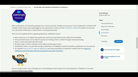 Get Familiar With Salesforce Credentials On Trailhead Youtube