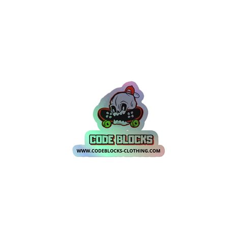 Holographic Stickers Codeblocks Clothing Holographic Stickers Codeblocks Clothing