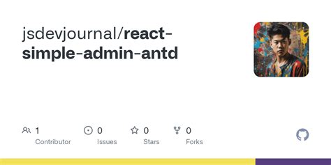 Github Jsdevjournal React Simple Admin Antd