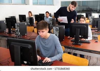 Computer Science Lesson University Class Stock Photo 1731868360 Shutterstock