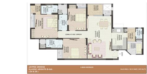 Jaypee Klassic Heights Resale Price Noida Sector 129 Ready To Move Flats