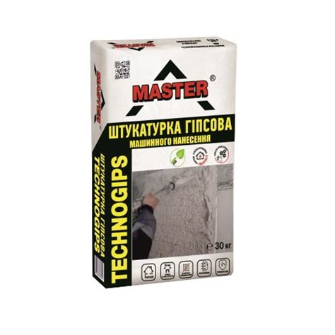 Штукатурка Master ® "TEHNOGIPS" Гипсовая для Машинного и Ручного ...
