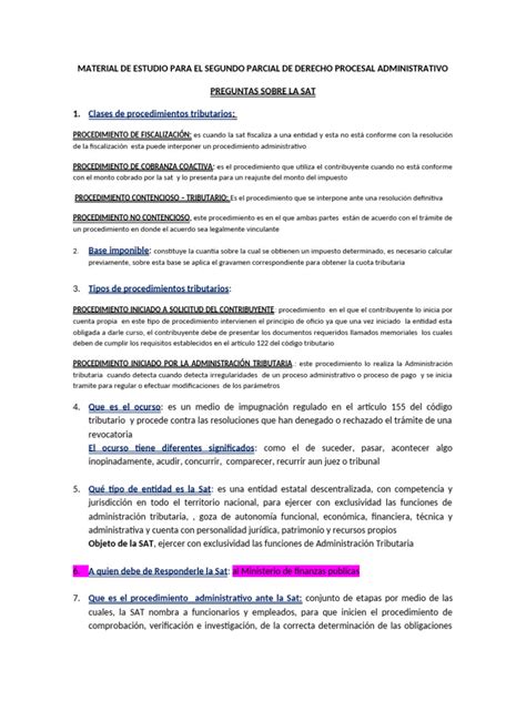 Preguntas Sat Pdf Gobierno Ley Pública