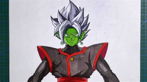 How To Draw Fused Zamasu [step By Step Drawing Tutorial ] Dragonball Youtube