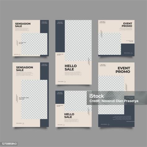 소셜 네트워크 스토리 및 게시물에 대한 최신 편집 가능한 템플릿 0명에 대한 스톡 벡터 아트 및 기타 이미지 0명 개념 개체 그룹 Istock