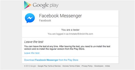 Facebook Announces Messenger Beta Testing Program Go Sign Yourself Up
