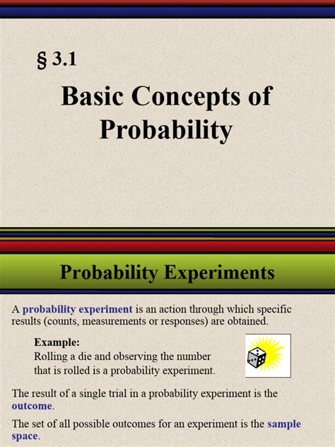 Probability Concepts Pdf Probability Measure Theory