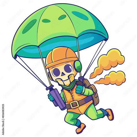 Skeleton Wearing Full Military Gear Including A Helmet Tactical Vest And Boots Standing