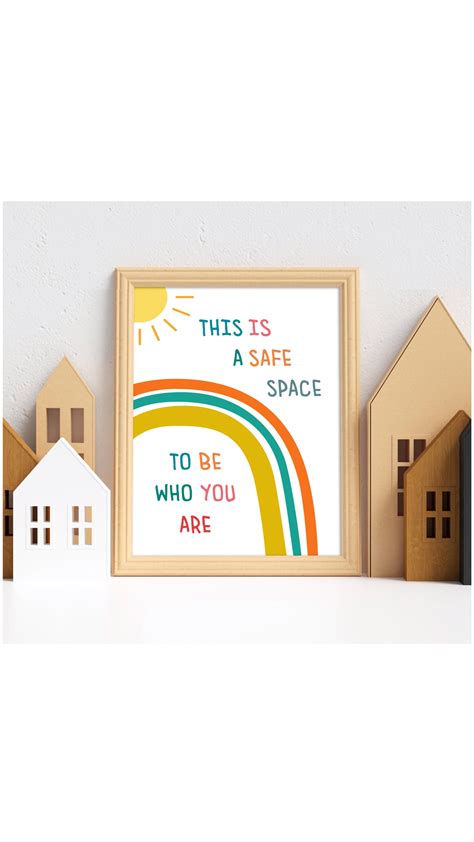 Safe Space Poster School Social Work School Psychologist Etsy Artofit