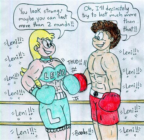 Boxing Request With Leni Loud By Jose Ramiro On Deviantart