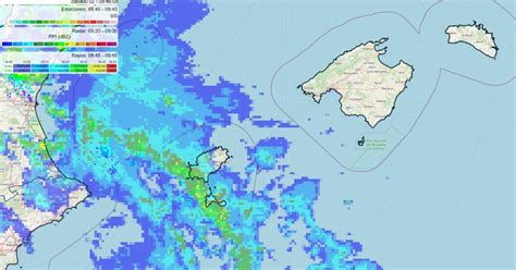 Mallorca Weather Radar Map For Saturday 2 September