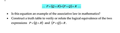 Solved Pvqarpvqr O Is This Equation An Example Of