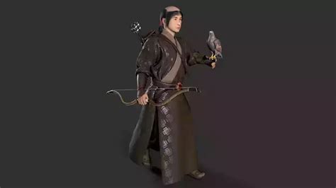3d Model Hunter Vr Ar Low Poly Cgtrader
