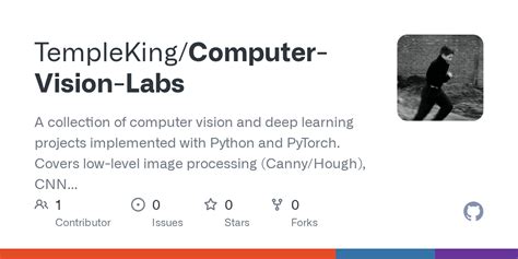 Github Templekingcomputer Vision Labs A Collection Of Computer Vision And Deep Learning