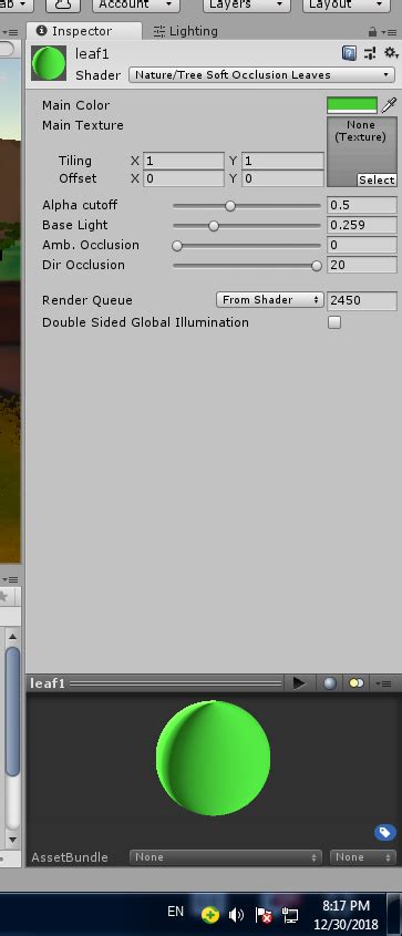 Tree Soft Occlusion Looks 2d Questions And Answers Unity Discussions