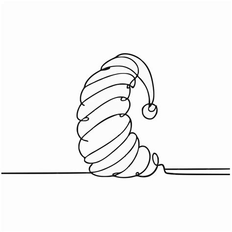 Premium Vector A Drawing Of A String With A String On It
