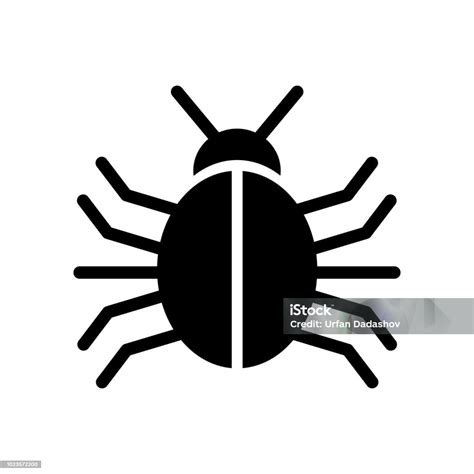 응용 프로그램 버그 아이콘 벡터 기호와 기호 흰색 배경 App 버그 로고 개념에 고립 0명에 대한 스톡 벡터 아트 및 기타