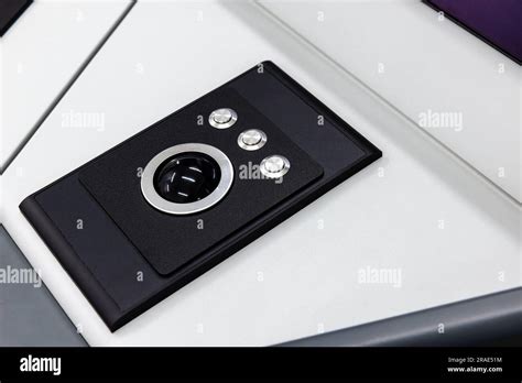 Built In Tabletop Input Device Trackball Mouse Is A Pointing Device